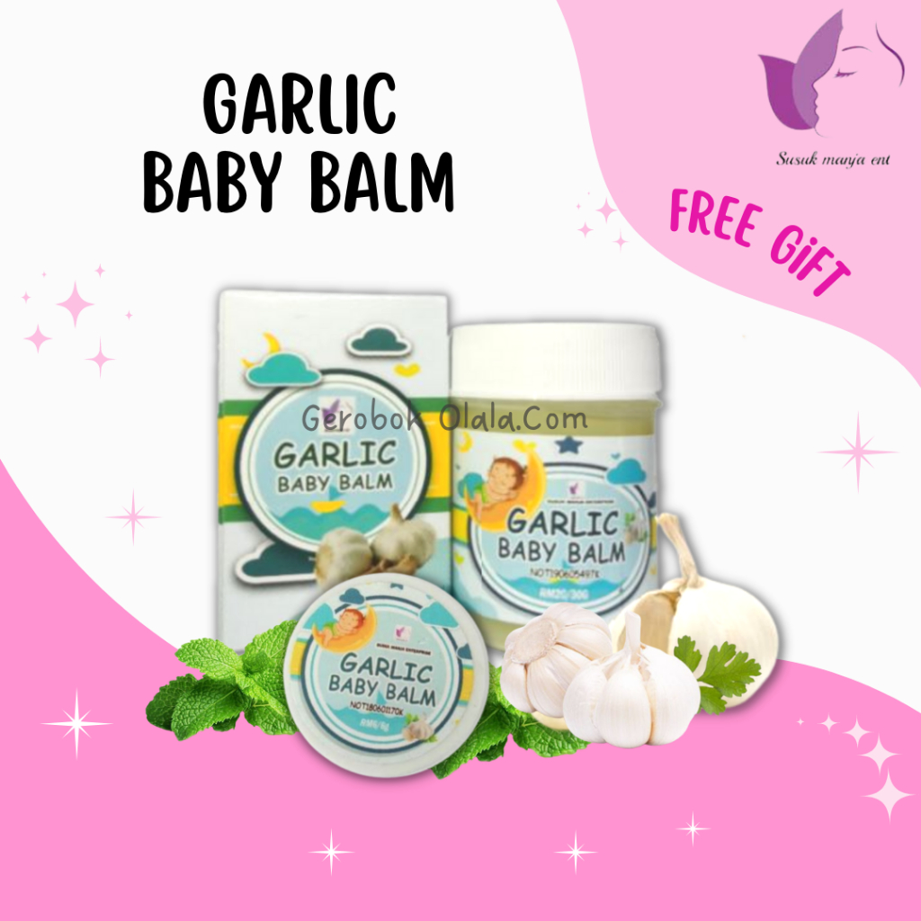 GARLIC BABY BALM | BALM BAWANG PUTIH | GARLIC BALM SUSUK MANJA ...