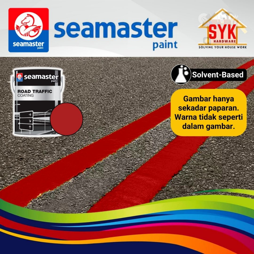 SYK Seamaster Paint Road Traffic Solvent Based Paint 6200 Roadline Paint Floor Paint Cement Road ...