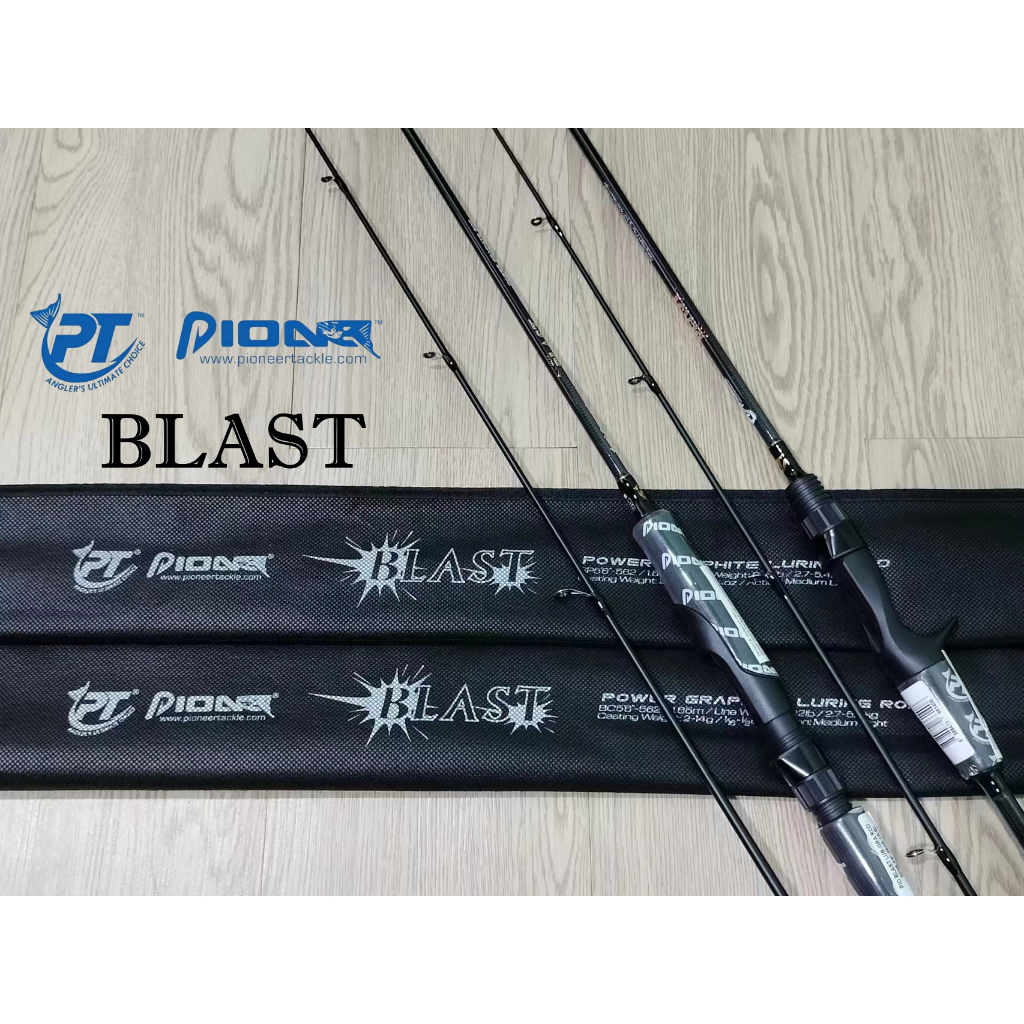 PIONEER BLAST SPINNING/BAITCASTING FISHING ROD | Shopee Malaysia