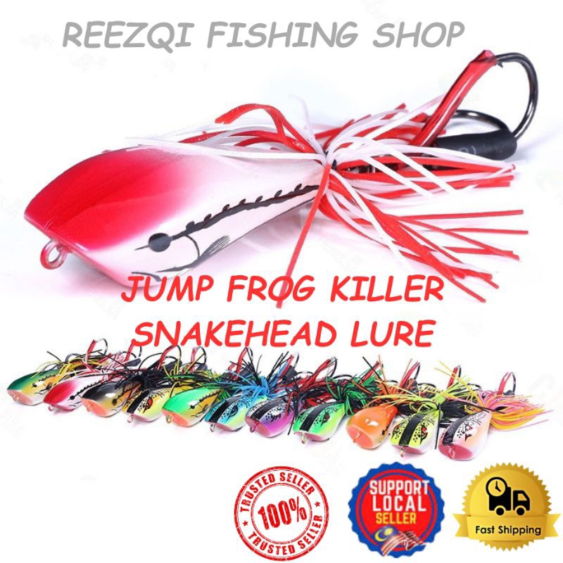 MALAYSIA JUMP FROG KILLER SNAKEHEAD TOMAN LURE READY STOCK | Shopee ...