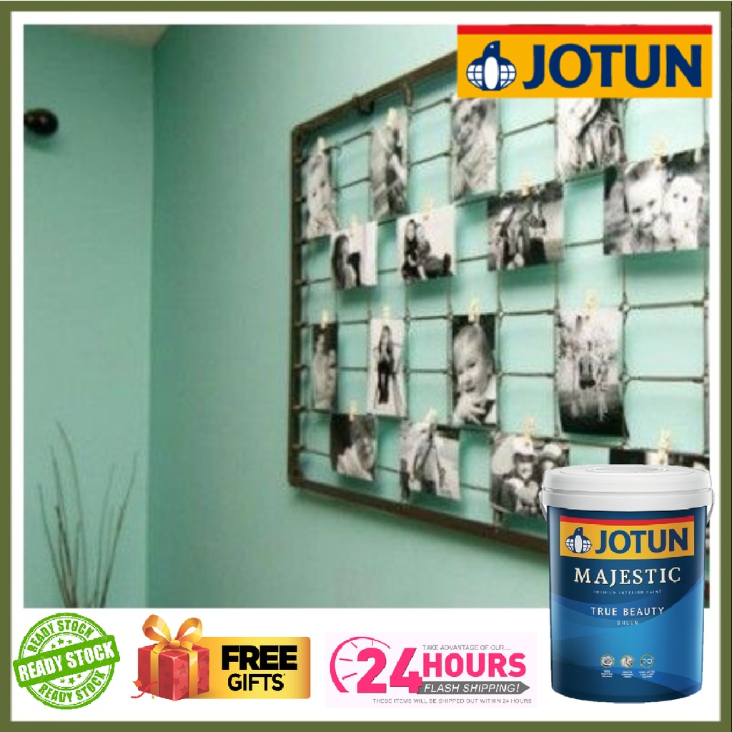 JOTUN 1L 6032 IMPERIAL JADE Majestic True Beauty Sheen /Cat Dalam Kilat ...