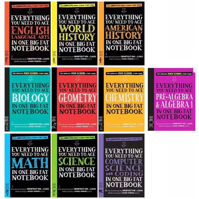 （full colour）Everything You Need to Ace in One Big Fat Notebook ...