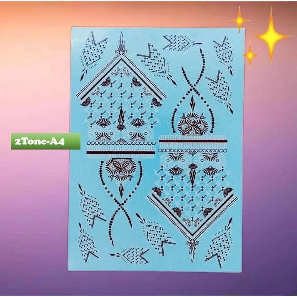 INAI 3D Pelekat HENNA Sticker inai viral Segera Pelekat Pengantin Inai ...