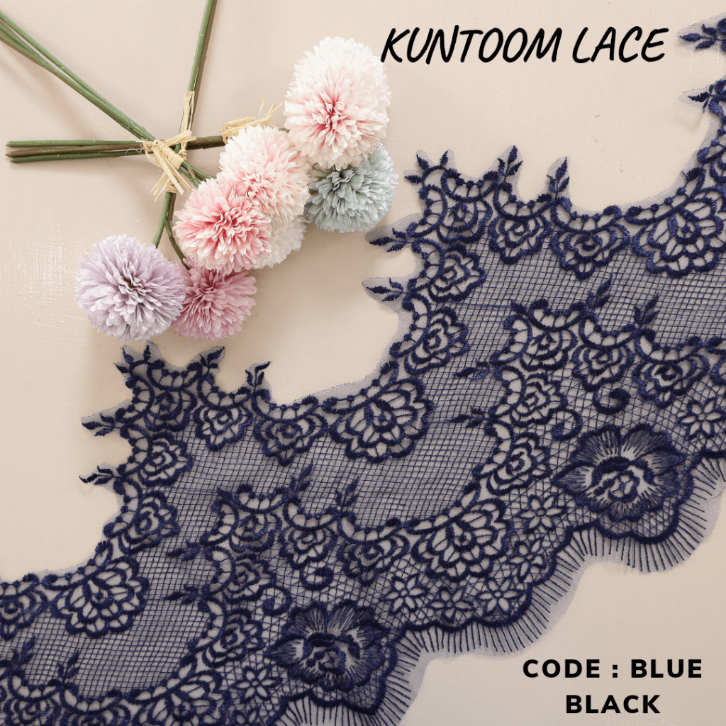 KUNTTOM BORDER LACE SULAM SIMPLE KEMAS TINGGI MANIK CANTIK SESUAI UNTUK ...