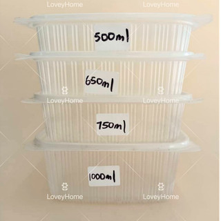 1000ml Leakproof PP Container Plastic Food Tray Packaging Disposable ...