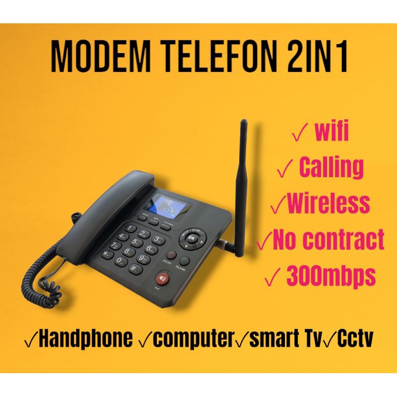 Modem Telefon wireless 2in1 | Shopee Malaysia