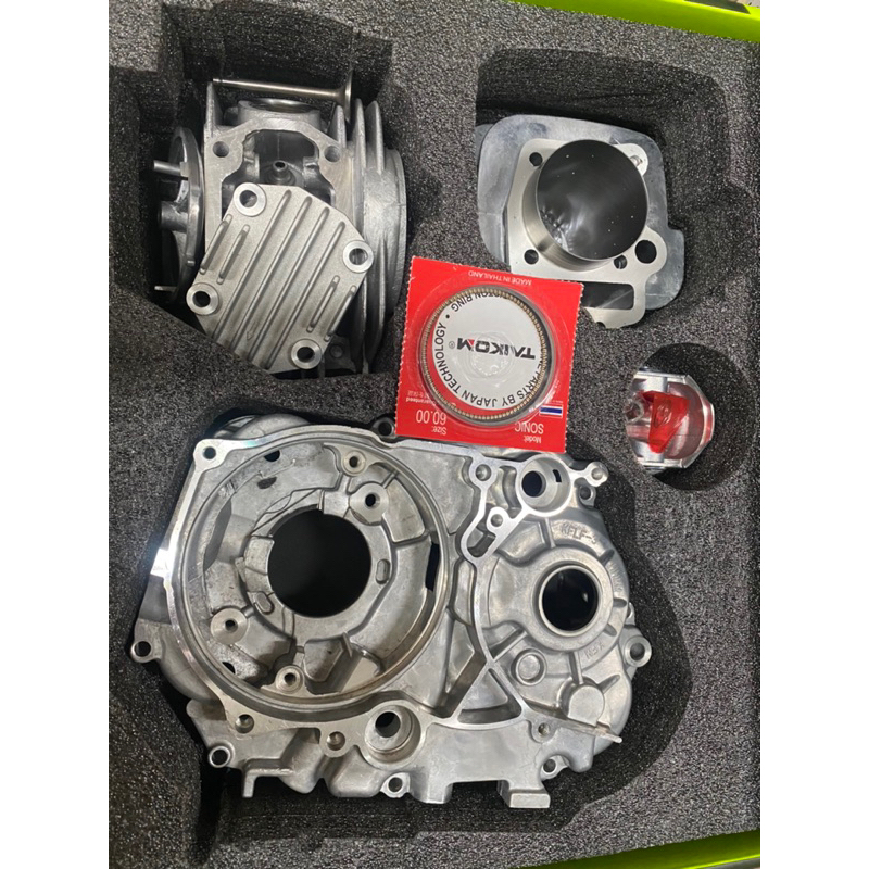 Stronger W100/Dream Racing Block Head Crankcase 60mm Combo Set | Shopee ...