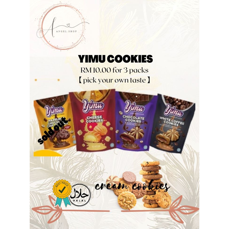 RM10.00 FOR 3PACKS 📢📢📢📢 HALAL YUM COOKIES BISCUITS | Shopee Malaysia