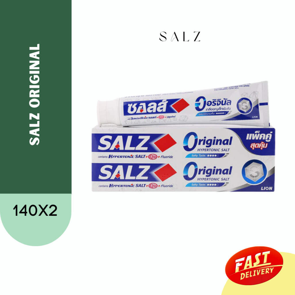 Salz Original Toothpaste Twinpack 140 x 2 | Thailand 泰国Salz Original ...