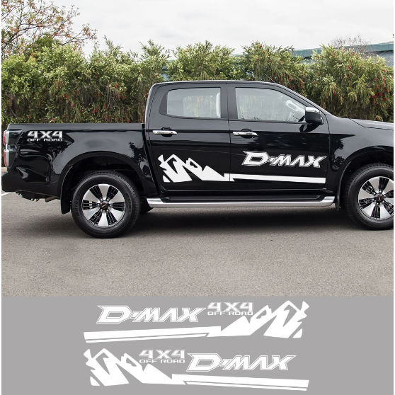 Door Side Stripe Decals For Isuzu Dmax D Max Truck Graphics Off Road ...