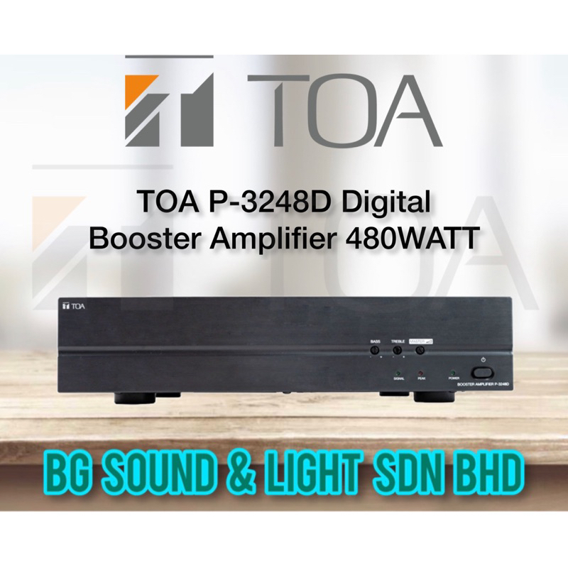 TOA P3248D Digital Booster Amplifier 480WATT | Shopee Malaysia