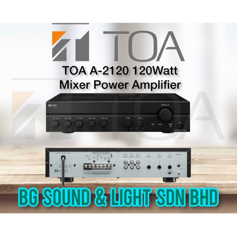 TOA A-2120 Mixer Power Amplifier ( A2120 ) | Shopee Malaysia