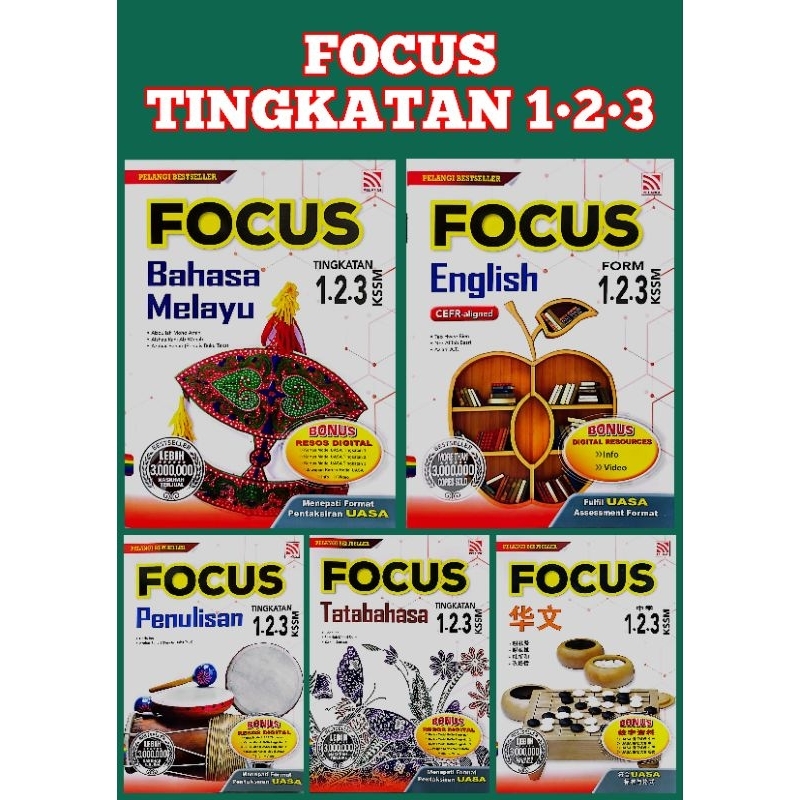BUKU RUJUKAN / NOTA - FOCUS PT3 TINGKATAN 1,2,3 KSSM PELANGI - 2023 | Shopee Malaysia
