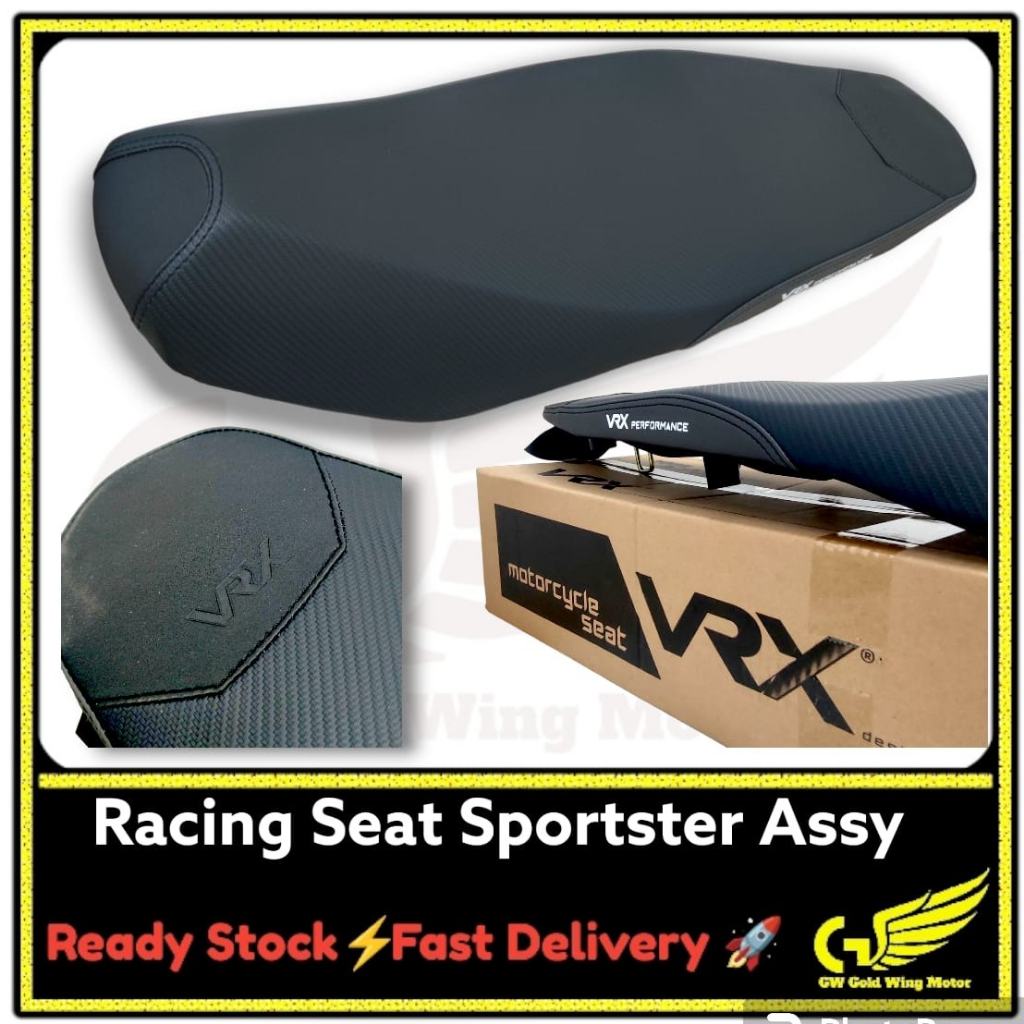 VRX RACING SEAT SPORTSTER COMFORT RAIDER150 EX5 LC135 FI LCFI Y15 Y16 RSX RS150 ADV VARIO NVX ...