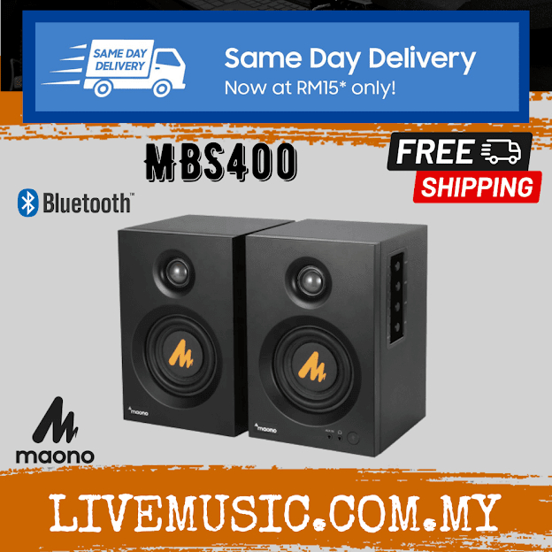 Maono MBS400 Studio Monitor Speaker With Bluetooth - Pair ( MBS-400 / MBS 400 ) | Shopee Malaysia