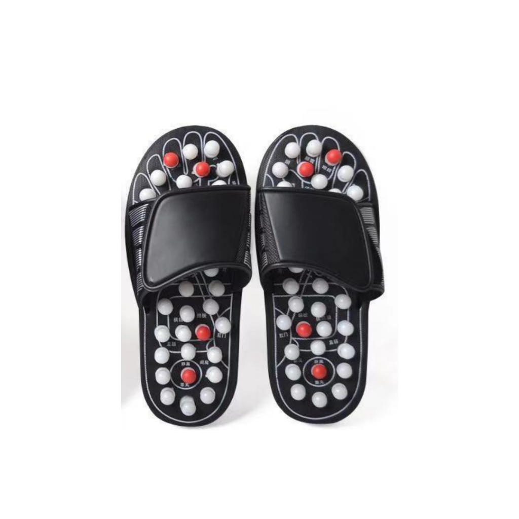 Acupressure Foot Massage Kasut Selipar Urut Reflexology Healthy Slipper ...