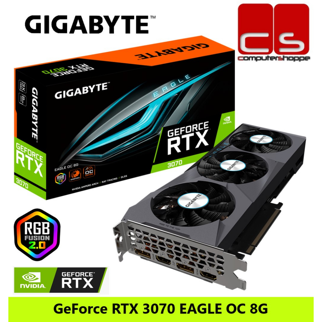 Gigabyte GeForce RTX 3070 EAGLE OC 8GB GDDR6 | Shopee Malaysia