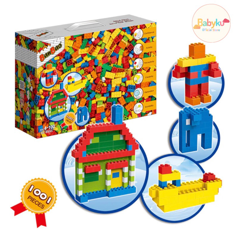 BanBao - Model 1001pcs Loose Block (8493) | Shopee Malaysia