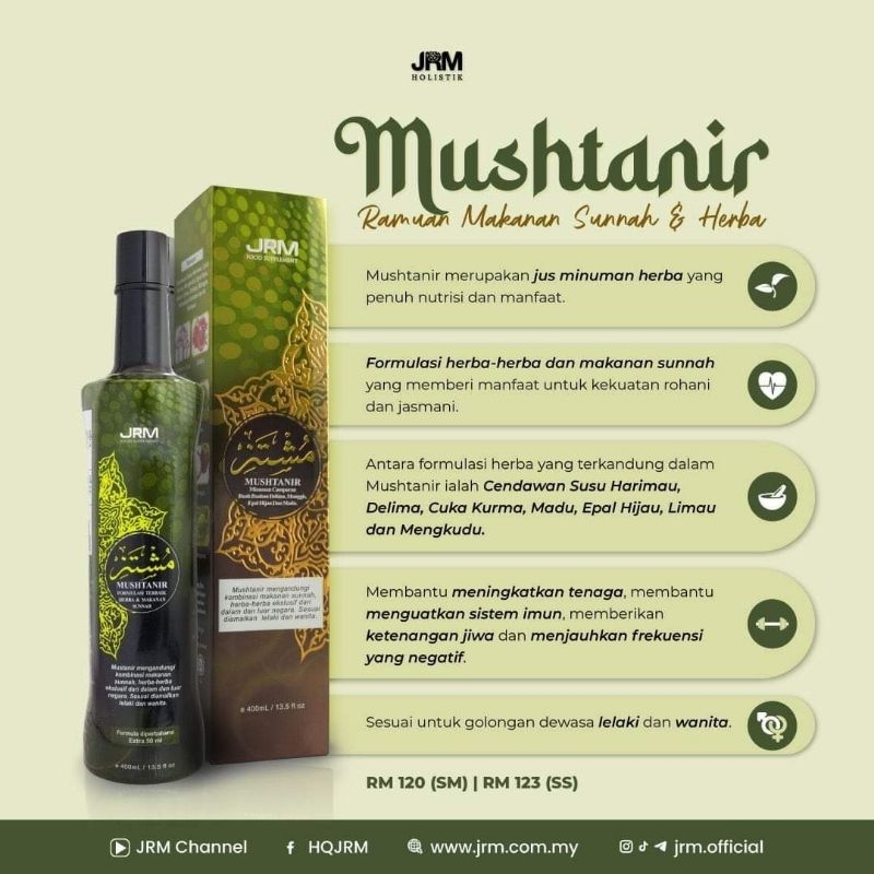 JRM Mustanir 💥Merawat Gout / kejang Badan & Sendi💥 | Shopee Malaysia