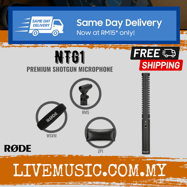 Rode NTG-1 Directional Condenser Shotgun Microphone ( NTG1 ) | Shopee ...