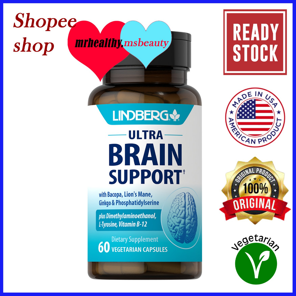 Lindberg Ultra Brain Support, 60 Vegetarian Capsules | Shopee Malaysia