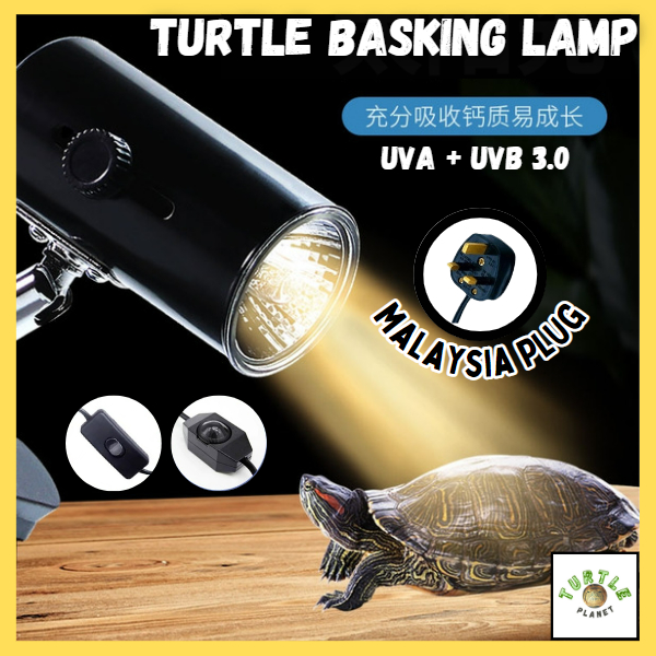 Turtle Basking Lamp heat lamp uva uvb 3.0 reptiles turtle tank uvb ...