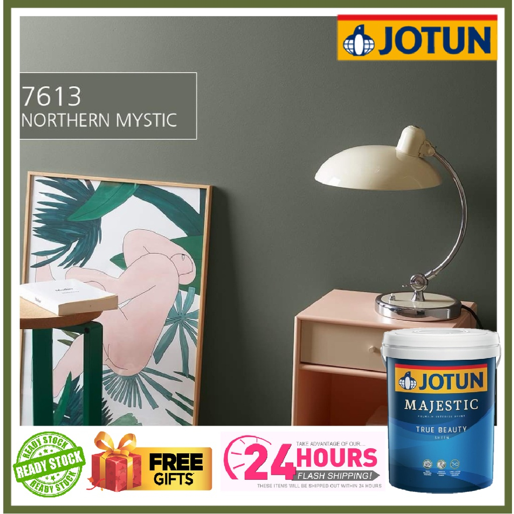 JOTUN 1L 7613 NORTHERN MYSTIC Majestic True Beauty Sheen /Cat Dalam ...