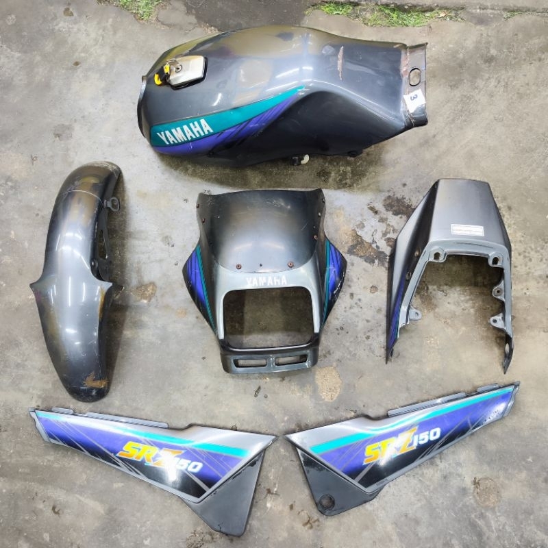 COVER SET RXZ SRZ 150 GREY ORIGINAL MOTOR | Shopee Malaysia