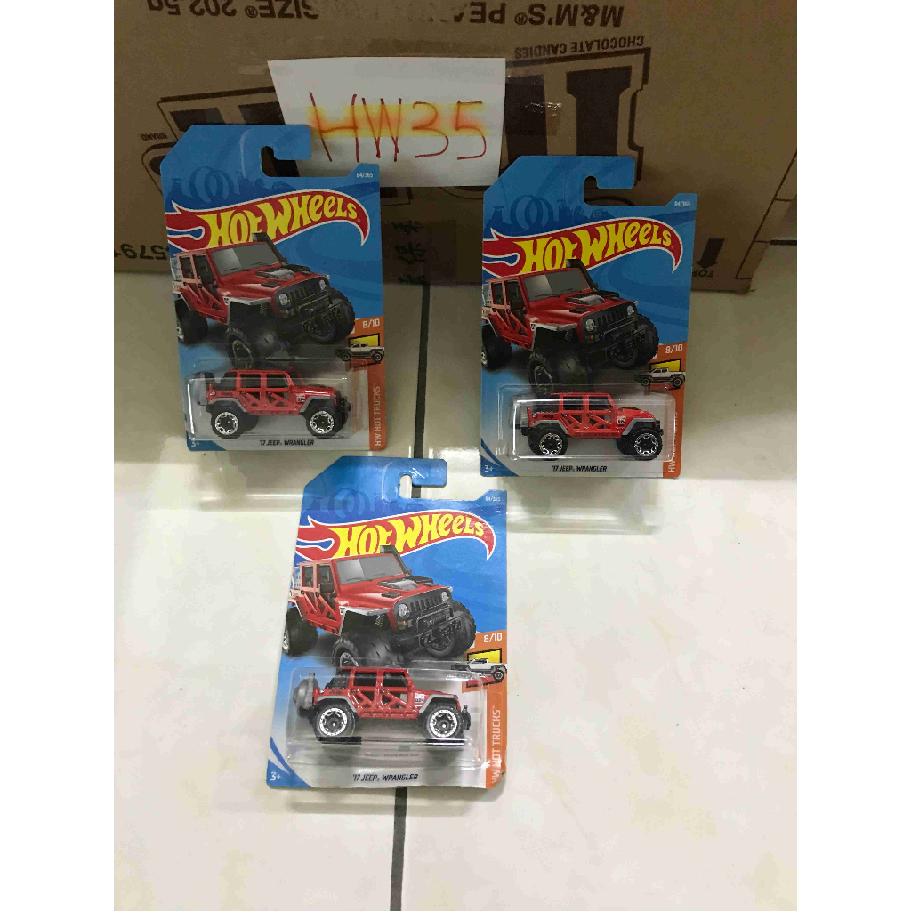 Mattel Hotwheels 17 Jeep Wrangler RED (HW35) | Shopee Malaysia