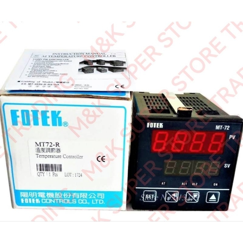 FOTEK MT-72 DIGITAL TEMPERATURE CONTROLLER Price per pc | Shopee Malaysia