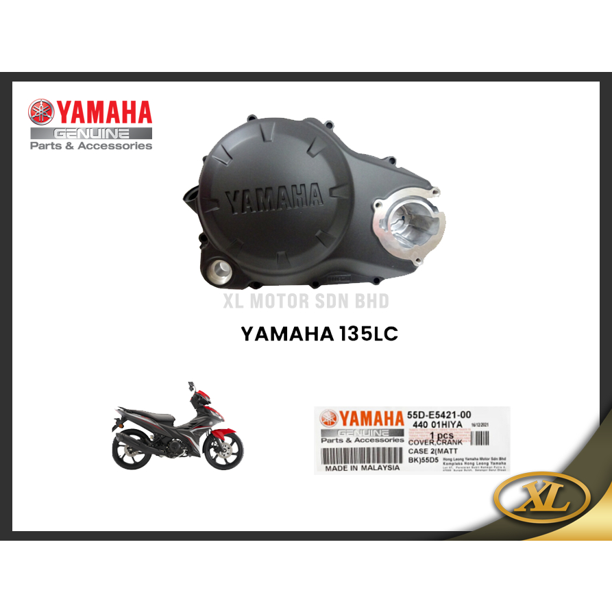 RH CLUTCH COVER/ CRANKCASE COVER 2-YAMAHA LC135 V2 V3 V4 V5 V6 V7 V8 4S 5 SPEED (55D-E5421-00 ...