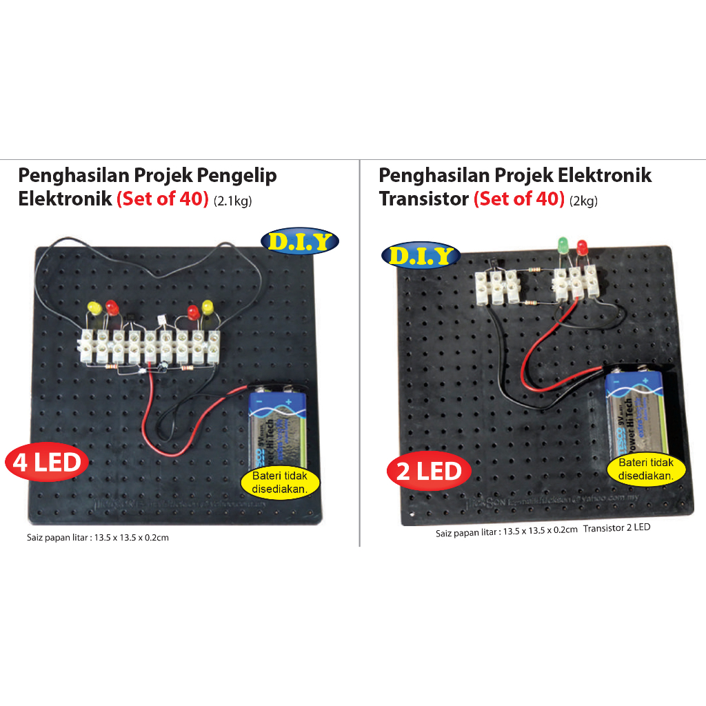 Penghasilan Projek Pengelip Elektronik (Set of 40) (2.1kg) Penghasilan ...