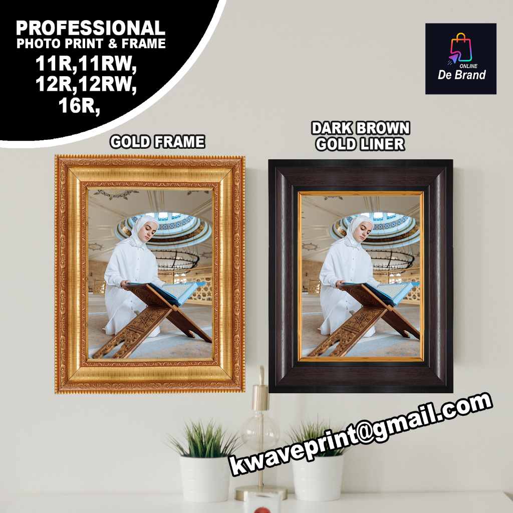 Cuci Gambar Photo Frame 11R, 11RW, 12R, 12RW & 16R Photo Lamination Frame | Family Raya Frame ...