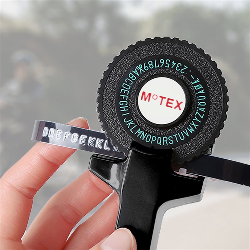 BYZ TAPE Black DIY Manual label maker Typewriter for MOTEX E101 label ...