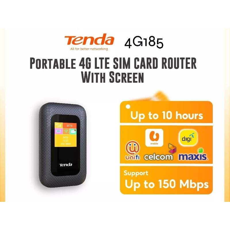 Tenda 4G routers and MiFi modems (USED) | Shopee Malaysia
