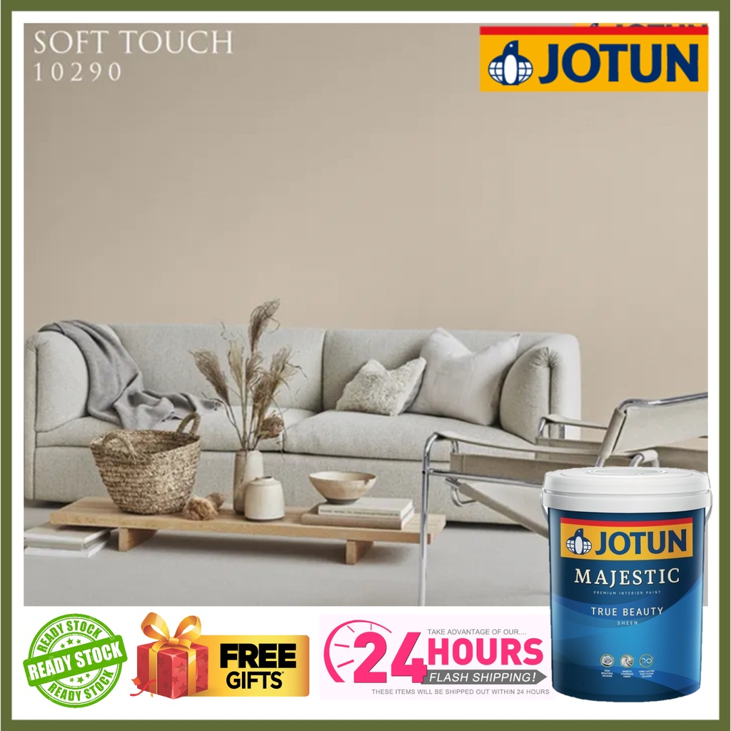 JOTUN 1L 10290 SOFT TOUCH Majestic True Beauty Sheen /Cat Dalam Kilat ...