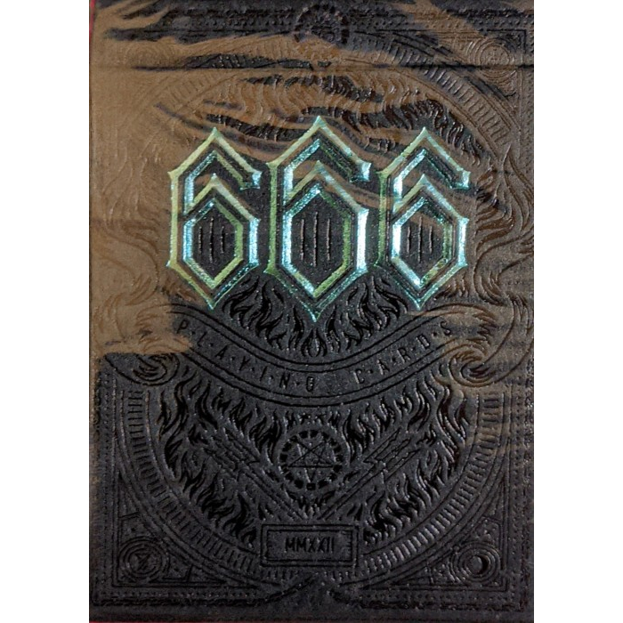 666 V4 (Cyan) Playing Cards by Riffle Shuffle | Shopee Malaysia