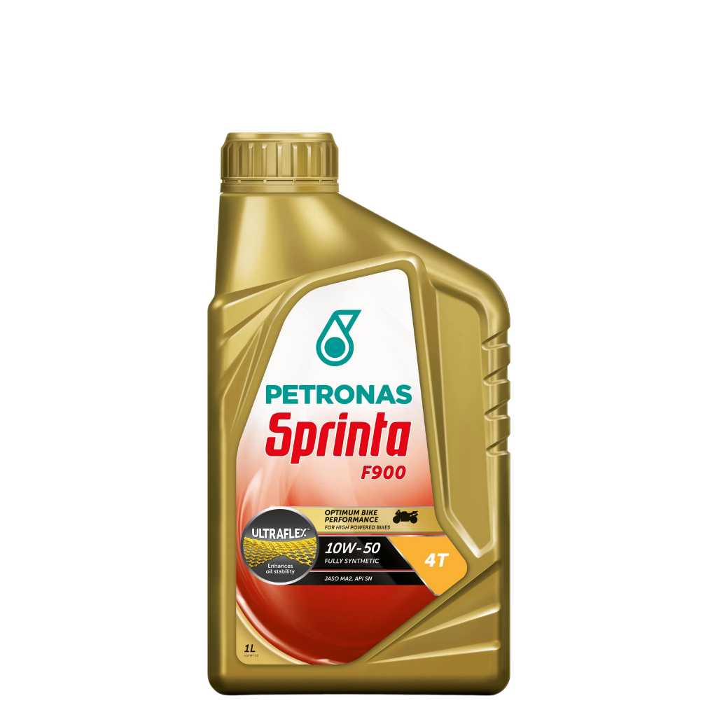 ORIGINAL PETRONAS OIL F900 Fully Synthethic 10W-40 /10W-50 4T UltraFlex ...