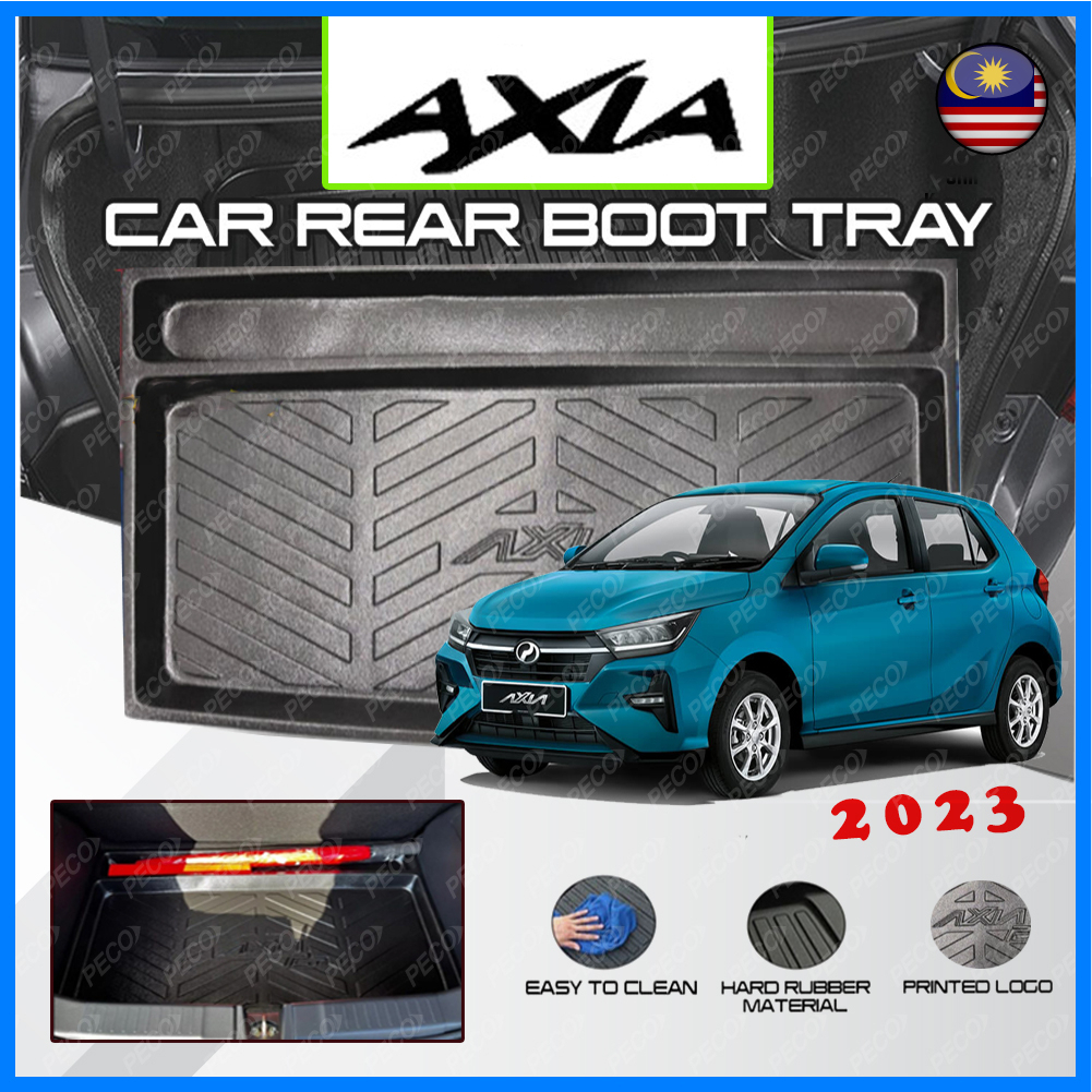 Perodua Axia New 2023 Car Boot Tray / Car Speaker Board | Shopee Malaysia