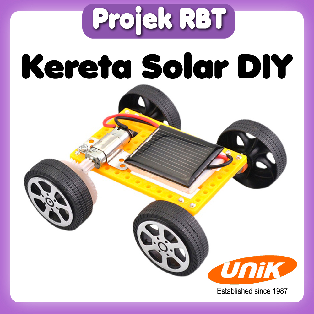 [UNIK] Kereta Solar Mini Projek RBT Tahun 5 / DIY Mini Solar Car ...