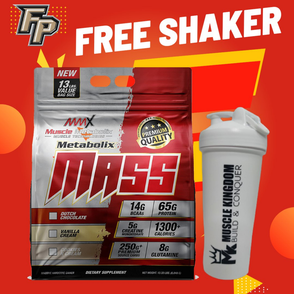 Mmx Metabolix Mass Gainer 6Kg (Free Shaker) | Shopee Malaysia