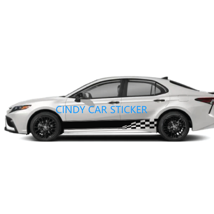 SIDE BODY STICKER FOR TOYOTA VIOS INNOVA ALTIS CAMRY HONDA CIVIC PROTON ...