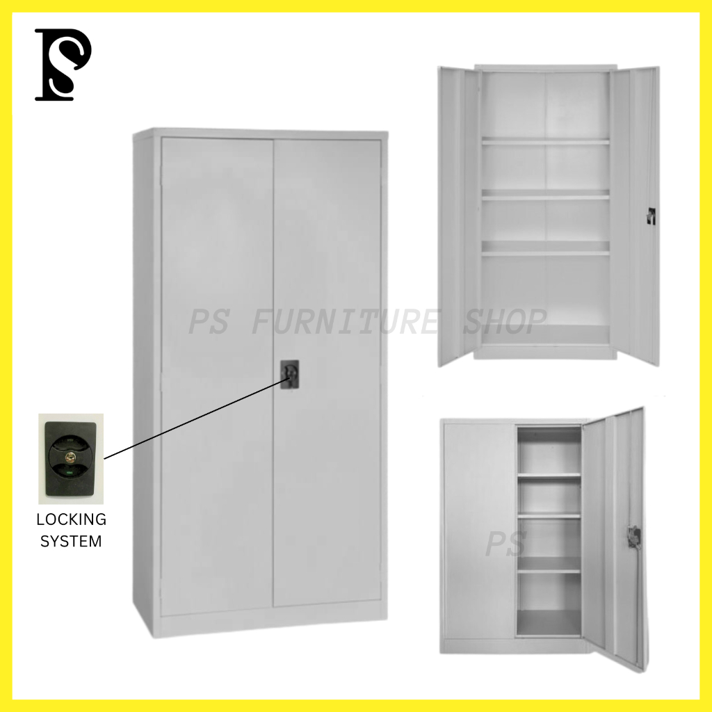 PS SHOP - Almari Besi / Metal Full Height Swing Door Cabinet - WE ...