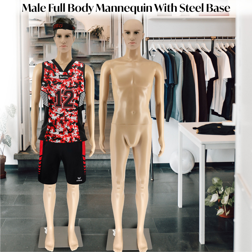 Male Full Body Mannequin With Metal Stand | Shopee Malaysia