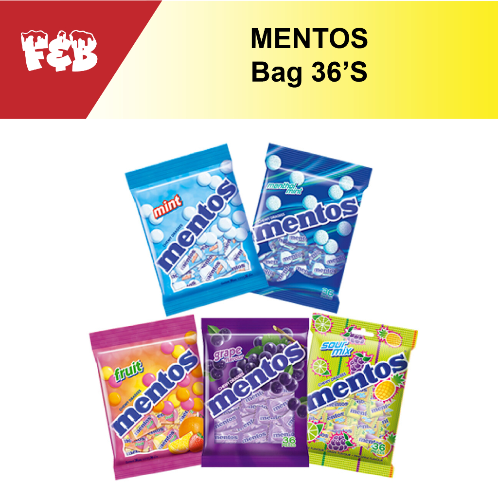 *Mentos Flavour Bag 36's | Shopee Malaysia