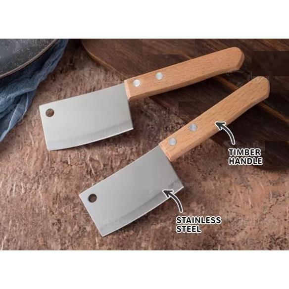 Tik Tok Mini Cleaver Knife Mini Chopping Knife Ins Korean Bread Butter Chopper Fruit Vegetable