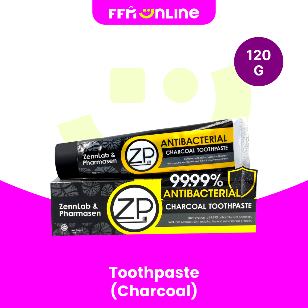 ZP Antibacterial Toothpaste 120g - Charcoal | Shopee Malaysia