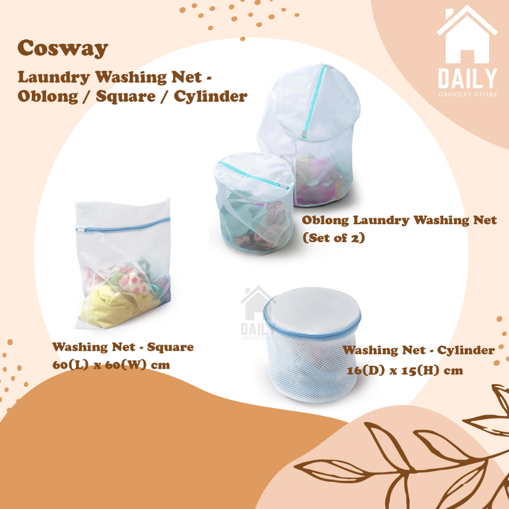 Cosway Laundry Washing Net - Oblong Laundry Washing Net / Washing Net ...