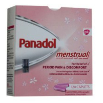 Panadol Menstrual 120s - Period Pain & Discomfort (1 Box) (12 Strip x ...