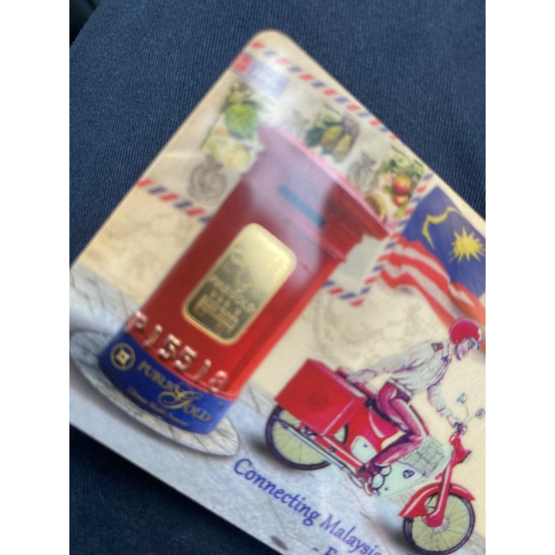 koleksi emas satu gram gold bar 999 keluaran public gold | Shopee Malaysia